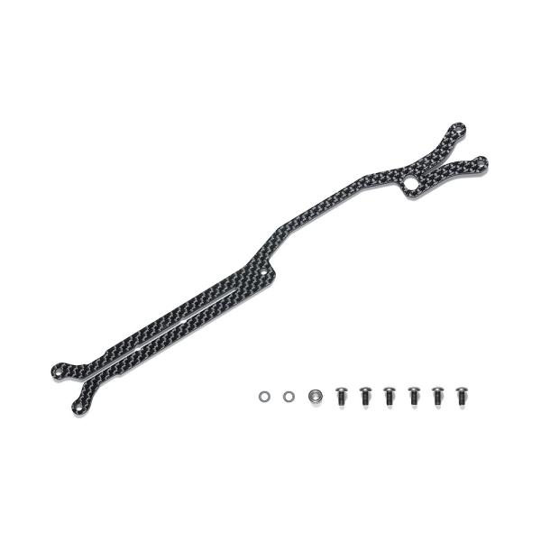 在庫状況：在庫僅少/2024年05月 発売/※画像はイメージです。実際の商品とは異なる場合がございます。タミヤ OP.2082 TA08R カーボンアッパーデッキ (2.0mm厚) です。