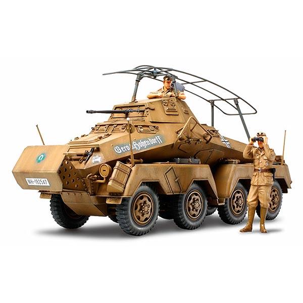 在庫状況：在庫僅少/2008年12月 発売/※画像はイメージです。実際の商品とは異なる場合がございます。タミヤ 1/35 MM ドイツ8輪重装甲車 Sd.Kfz.232(アフリカ軍団)です。