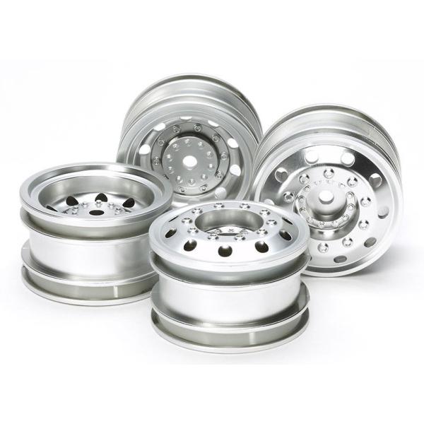 在庫状況：在庫僅少/2016年07月 発売/※画像はイメージです。実際の商品とは異なる場合がございます。タミヤ SP.1588 オンロードレーシングトラックホイール(FR各2本)です。