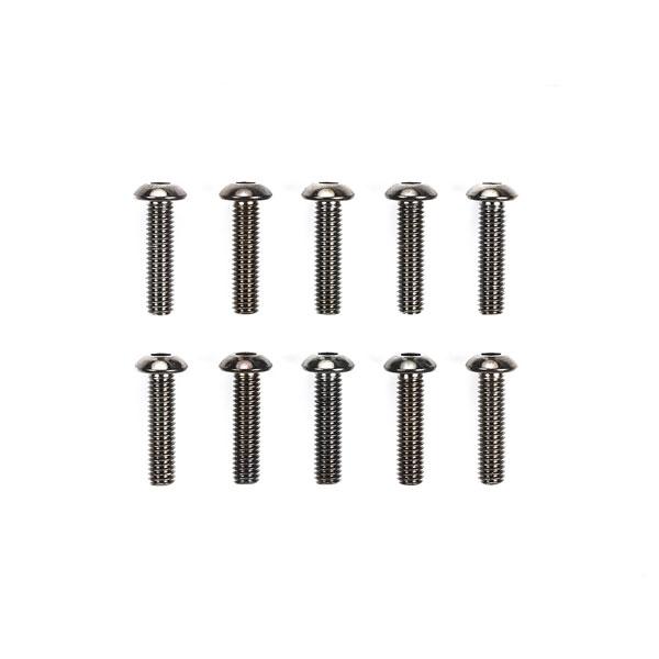 在庫状況：お取り寄せ/3日〜6日で出荷/2019年08月 発売/※画像はイメージです。実際の商品とは異なる場合がございます。タミヤ SP.1630 3×12mmスチール六角丸ビス(10本)です。