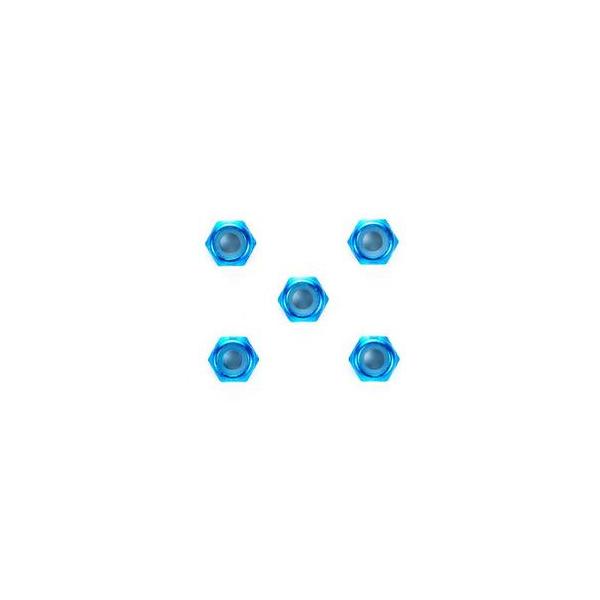 在庫状況：在庫僅少/※画像はイメージです。実際の商品とは異なる場合がございます。ラジコン用汎用尾パーツ。軽量化に効果的なアルミ製のロックナットです。ドレスアップにも効果的なブルーアルマイト仕様です。