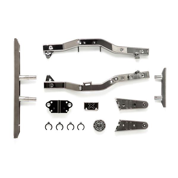 在庫状況：お取り寄せ/2015年12月 発売/※画像はイメージです。実際の商品とは異なる場合がございます。タミヤ OP.1678 GF-01・WR-02 Fパーツ (ブラックメッキ)です。