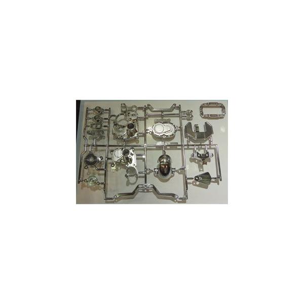 在庫状況：お取り寄せ/2018年07月 発売/※画像はイメージです。実際の商品とは異なる場合がございます。タミヤ OP.1821 T3-01 Aパーツ(ギヤケース)セミグロスクロームメッキです。