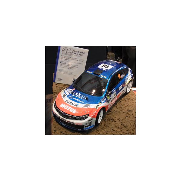 在庫状況：お取り寄せ/2012年07月 発売/※画像はイメージです。実際の商品とは異なる場合がございます。タミヤ 1/10 電動RC組立キット インプレッサ08 新井仕様(XV-01)です。