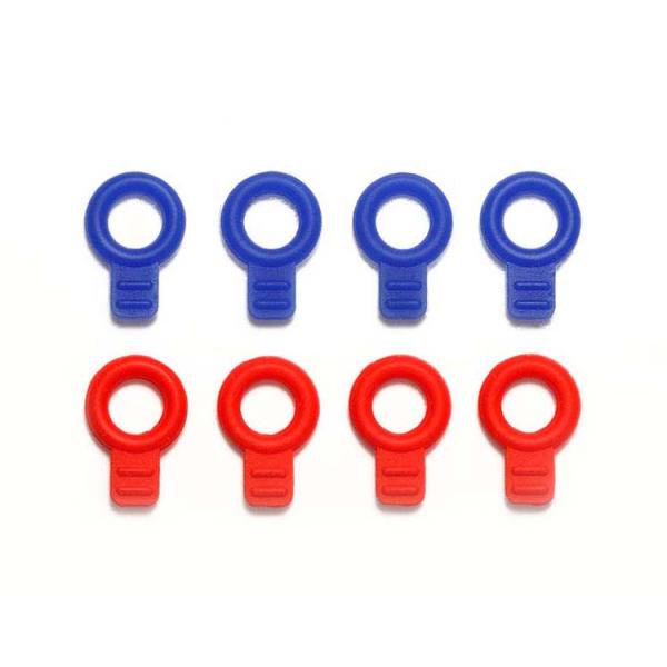 在庫状況：在庫あり/2023年09月 発売/※画像はイメージです。実際の商品とは異なる場合がございます。タミヤ ラバーボディキャッチ(ブルー・レッド)【ミニ四駆特別企画】です。