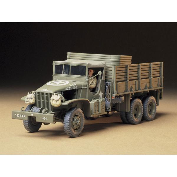 在庫状況：在庫僅少/2006年11月 発売/※画像はイメージです。実際の商品とは異なる場合がございます。タミヤ 1/35 アメリカ 2 1/2トン 6×6 カーゴトラックです。