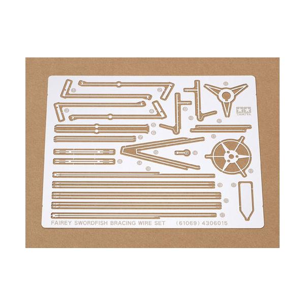 在庫状況：在庫僅少/2009年10月 発売/※画像はイメージです。実際の商品とは異なる場合がございます。タミヤ 1/48 フェアリー・ソードフィッシュ用 エッチング張線セットです。