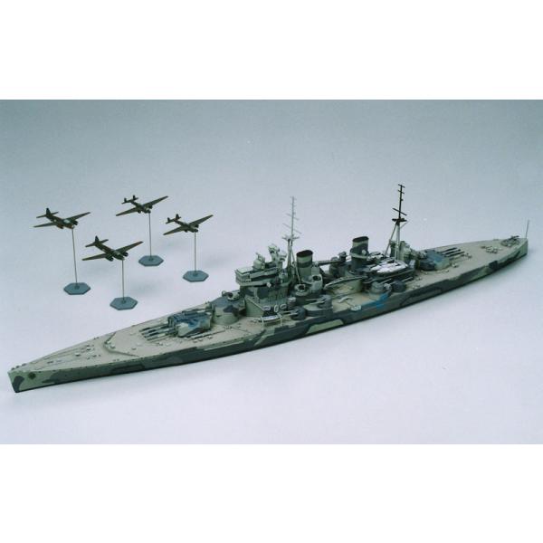 在庫状況：お取り寄せ/3日〜6日で出荷/第二次世界大戦のイギリス海軍新鋭艦プリンス・オブ・ウェールズを1/700スケールで再現したプラスチックモデル組立てキットです。