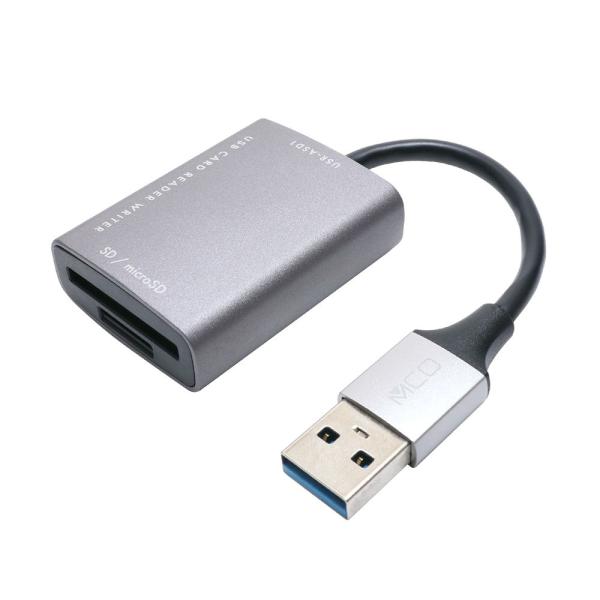 在庫状況：在庫僅少/2022年09月 発売/◆USB-A端子搭載のPCでSDカード・microSDカードを使用できるカードリーダ・ライタです。◆SDカード用とmicroSDカード用のドライブレターが別々に表示されます。◆2つのメディアを同時...