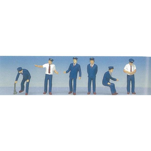 在庫状況：お取り寄せ/2009年02月 発売/カトーのHOゲージ用人形です。掃除や、指差確認するホーム係員など。座っている人は運転士にお使いいただけます。