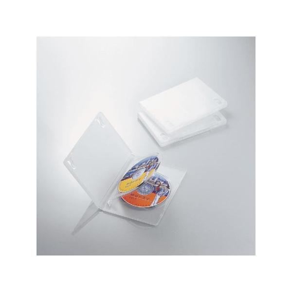 在庫状況：お取り寄せ/増え続けるDVDの収納に便利!軽くて割れにくいポリプロピレン樹脂製。分類に便利な背ラベル＆アイコンシール付き。3枚収納、お得な3枚組。/[CCDDVD07CR]