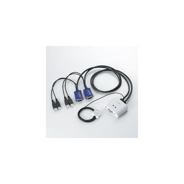 在庫状況：在庫僅少/2008年07月 発売/◆1組のUSBマウス・USBキーボード・モニタを2台のPCで共用できる切替器/[KVMKUSN]