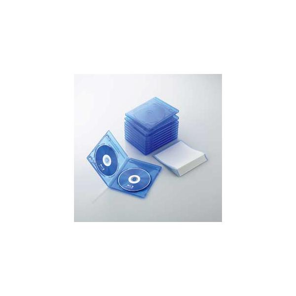 在庫状況：在庫あり/2008年05月 発売/※画像はイメージです。商品はケースのみです。新世代の記録型ディスクの主流となった(Blu-rayディスク)を2枚収納できるケースです(10枚セット・クリアブルー)。※画像はイメージです。商品はケー...