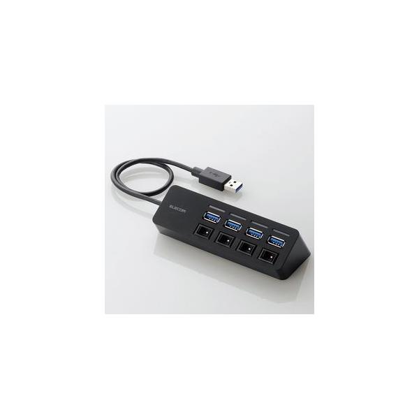 在庫状況：在庫僅少/2016年11月 発売/◆USB2.0の約10倍の転送速度(理論値)を実現するUSB3.0に対応したUSBハブ◆大量のデータも高速に転送可能/[U3HS418BBK]