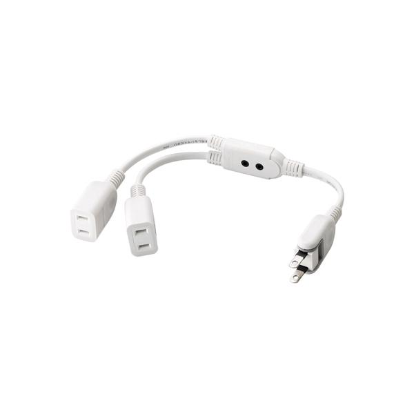 在庫状況：在庫あり/2013年03月 発売/◆隣のコンセント差込口をふさがずにACアダプタを接続できる電源延長コード◆コンセント個口：2◆コード長さ：0.2m/[TADR3WH]