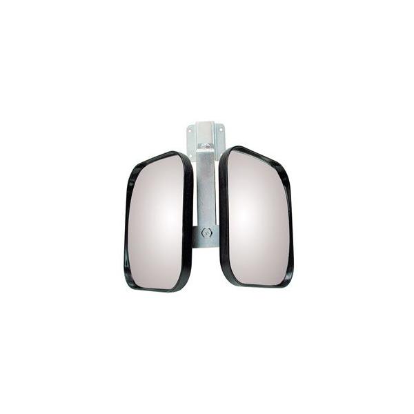 在庫状況：お取り寄せ/お届け：約2週間/◆左右確認に便利なツインミラー◆屋外だけでなく室内でもお使いいただけます◆鏡面裏は飛散防止加工済み/[TS5シンエイ]
