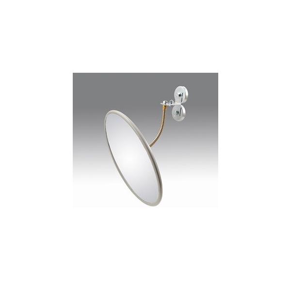 在庫状況：お取り寄せ/7日〜10日で出荷/※下地が弱いと落下する恐れがあります。◆穴あけ不要のマグネットタイプの防犯ミラー◆フレキシブルアームで角度調整も自在に行えます◆強力マグネット2ヶ使用/[H30Mシンエイ]