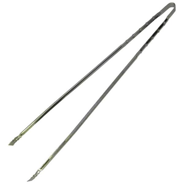 在庫状況：お取り寄せ/お届け：約1週間/◆ゴミ拾い、バーベキュー、炭ハサミに。◆全長750mmで腰に優しく、ラクラク作業。◆ステンレス製で錆びにくい。水洗いなどにも便利。/[00620EIZUKA]