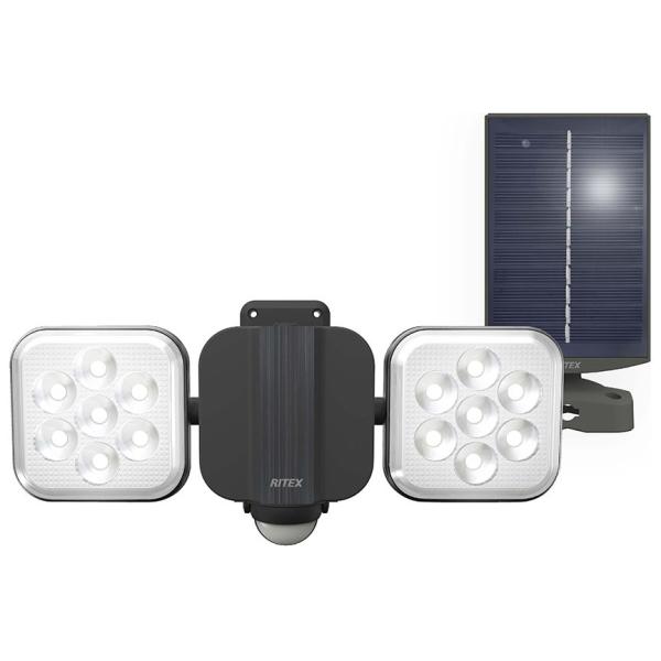 在庫状況：在庫僅少//◆ソーラー発電と乾電池のハイブリッド式センサーライトです。◆ライトの明るさを100％、50％の切り替えができます。◆照らしたいところにライトの向きを調整できるフリーアーム式。/[SHB250]