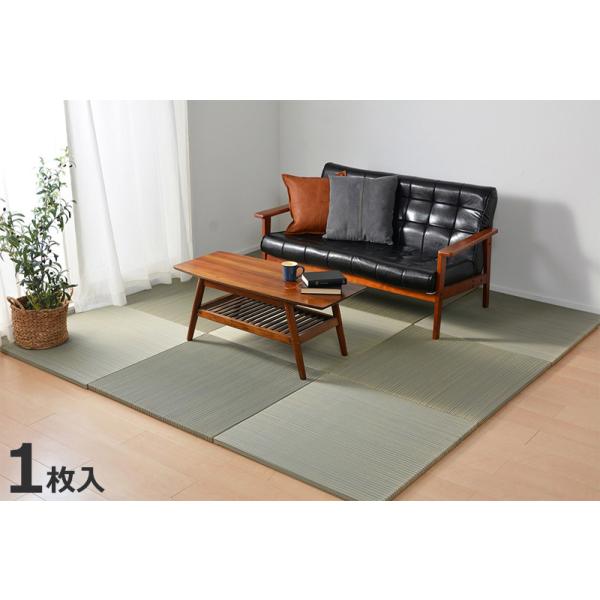 在庫状況：お取り寄せ/お届け：1〜2週間/※画像はイメージです。こちらの商品は1枚です。◆洋室・和室を問わず使えるカラフルで可愛い縁なしの置き畳。◆1枚が約1.0kgの軽量タイプなので、女性の方でも持ち上げや移動がしやすく、簡単に空間作りを...