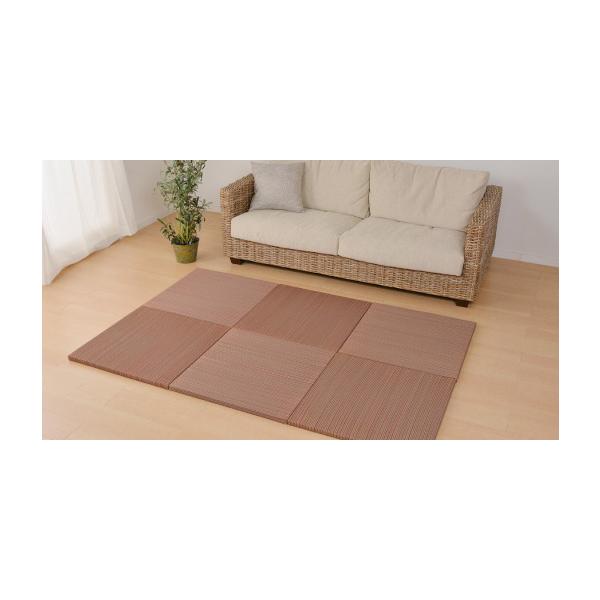 在庫状況：お取り寄せ/お届け：1〜2週間/※画像はイメージです。こちらの商品はカラー：レッド1枚です。◆洋室・和室を問わず使えるカラフルで可愛い縁なしの置き畳◆軽量なので女性1人でも取り扱いがラクラク◆ちょっとした隙間スペースを有効活用でき...