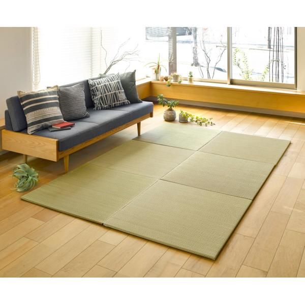 在庫状況：お取り寄せ/お届け：1〜2週間/※画像はイメージです。こちらの商品は1枚です。◆床に並べるだけで簡単に畳のスペースが作れる(置き畳)◆軽量なので女性1人でも取り扱いがラクラク◆ちょっとした隙間スペースを有効活用できるのでキッズ向け...