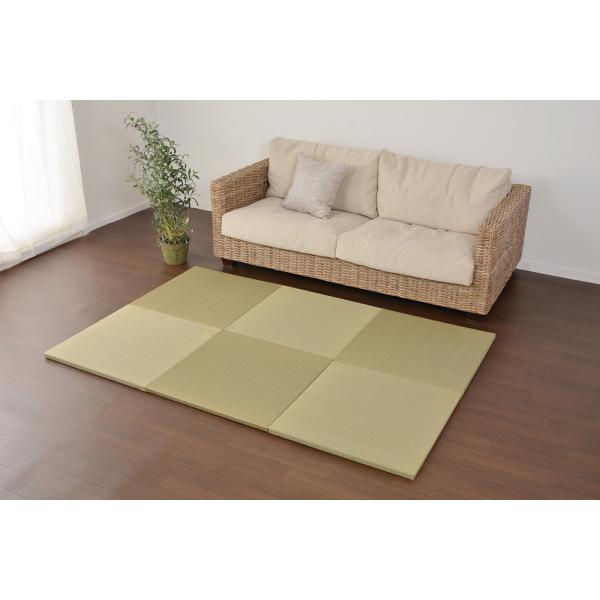 在庫状況：お取り寄せ/お届け：1〜2週間/※画像はイメージです。こちらの商品は1枚です。◆床に並べるだけで簡単に畳のスペースが作れる(置き畳)◆軽量なので女性1人でも取り扱いがラクラク◆ちょっとした隙間スペースを有効活用できるのでキッズ向け...