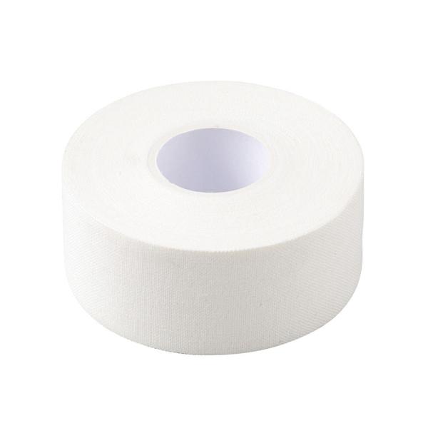 在庫状況：お取り寄せ/お届け：1〜2週間/◆スポーツテーピングの基本のホワイトテープ。◆表面通気穴で通気性アップ。◆手切れが良い非伸縮性。/[KW381カワセ]