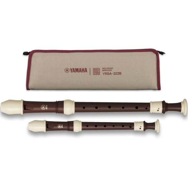 在庫状況：お取り寄せ/2024年04月 発売/◆YRS-322BとYRA-322Bのセット◆ソプラノリコーダーとアルトリコーダーをセットにして、持ち運びに便利な布製ケースに収めました◆ソプラノとアルトを使い分けることにより、アンサンブルを幅...