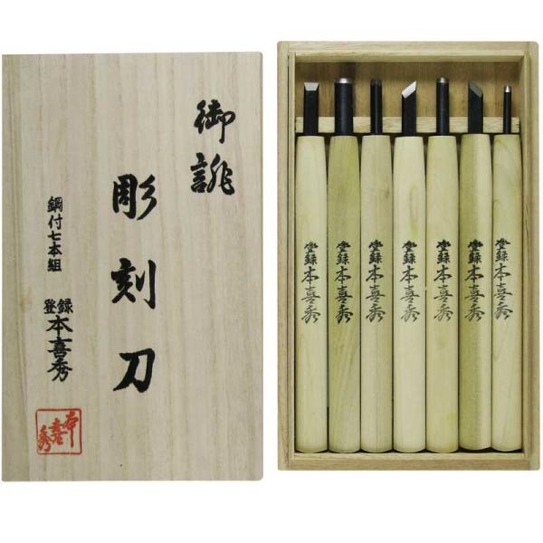 在庫状況：お取り寄せ/お届け：約1週間/◆木材、竹の彫刻などの細工、プラスチックの細工に。◆美術図工、教師用、趣味の版画、年賀状彫り、木彫りなどに。・セット内容：印刀7.5mm、平刀7.5mm、三角刀4.5mm、丸刀3.0mm、丸刀6.0m...