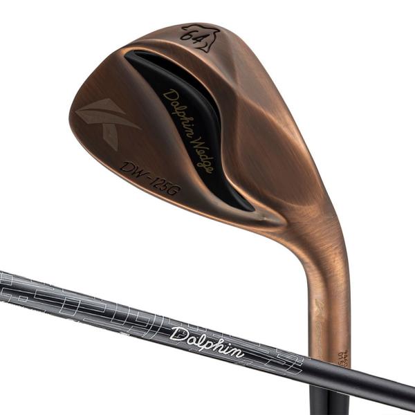在庫状況：お取り寄せ/2025年02月 発売/※画像はイメージです。◆バンカー脱出率91％のドルフィンウェッジにセミグースネックタイプ登場!◆打感が軟らかく、使い込むほど味が出る銅メッキ仕上げ◆苦手なバンカーが好きになる！/[DW125GC...