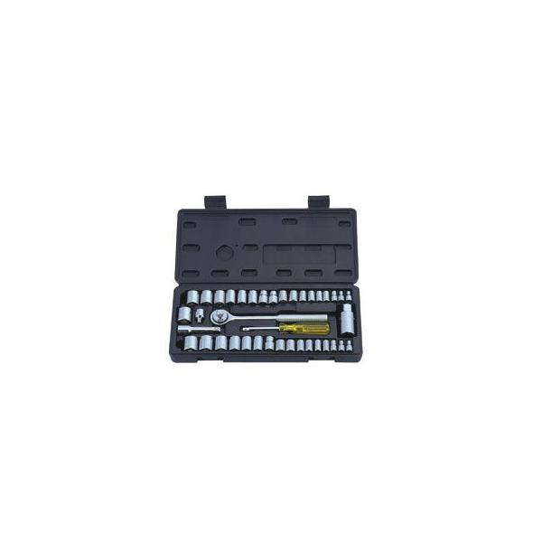 在庫状況：お取り寄せ/◆車の保守・点検その他の作業用工具に便利なソケットレンチセット/[506]