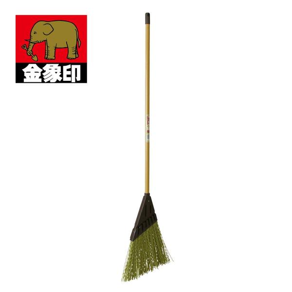 在庫状況：お取り寄せ/3日〜4日で出荷/◆掃き寄せ部に樹脂を使用し、腰が強い万能清掃用ホーキ。◆穂先に特殊処理を施し弾力、耐磨耗性に優れています。また、穂先が抜けにくい処理も施しています。◆落ち葉やゴミの清掃作業や工場内での清掃作業に、雪掃...