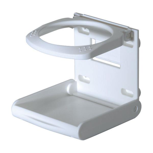 在庫状況：お取り寄せ/お届け：1〜2週間/◆コンパクト収納◆折畳み可能なのでクーラーを収納する時にジャマになりません。・収納サイズ(約)：95×98×26mm/[CPドリンクホルダホワイト]