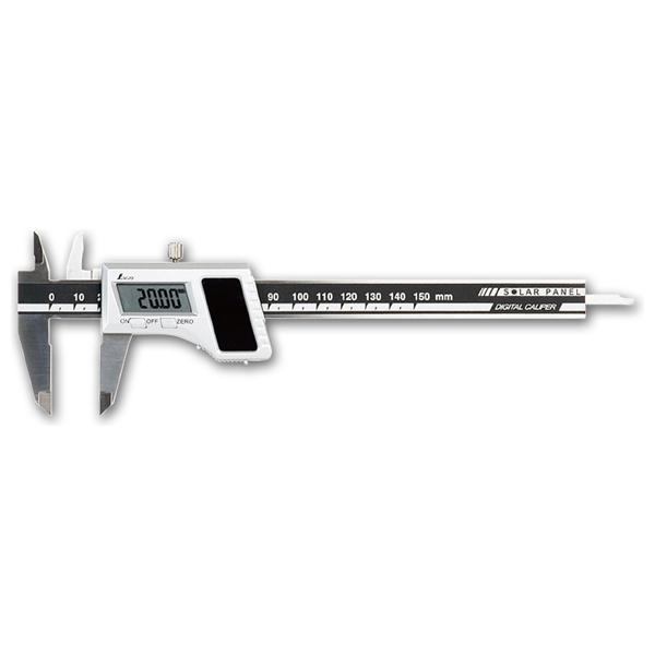 在庫状況：お取り寄せ/お届け：約1週間/◆最小読取値が0.01mmで精密な作業に最適です。◆ソーラーパネルとリチウム電池の2電源方式です。◆比較測定・間接測定のできるゼロセット機能付です。/[19983シンワ]