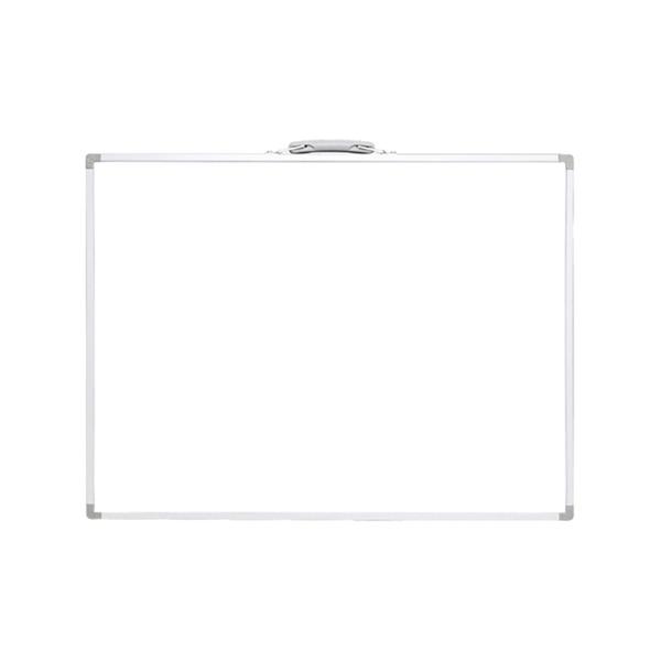 在庫状況：お取り寄せ/お届け：約1週間/◆書き込みやすいホワイトボードです。◆アルミ枠で強度を増しています。◆黒板消し+ホワイトボードマーカー(黒)1本付です。/[77357シンワ]