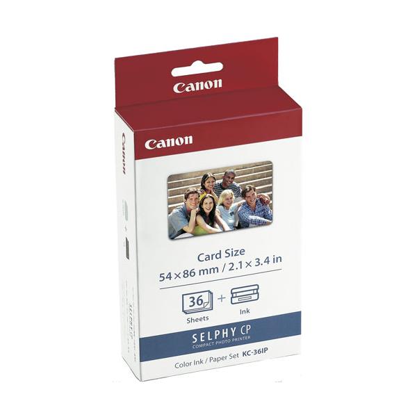在庫状況：在庫あり/【ご案内】※CP800において、印刷時はペーパーカセット PCC-CP300(カードサイズ用)が別途必要です。◆サイズ：カードサイズ(54×86mm)◆入数：36枚◆対応機種：SELPHY CP1500、CP1300、C...