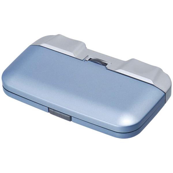 在庫状況：お取り寄せ/2020年03月 発売/◆折りたためばシャツのポケットにも入る薄型オペラグラス◆スタイリッシュなメタリックカラー◆倍率3倍/[プリアン3X25スリムBL]