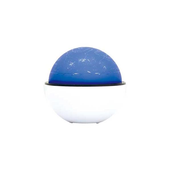 在庫状況：お取り寄せ/2015年03月 発売/◆北天の夜空を映し出すホームプラネタリウム◆星座線、星座名入りで学習用としてもお使いいただけます◆ドームカバーを使って壁面投影が可能/[スタサテライトホワイト]