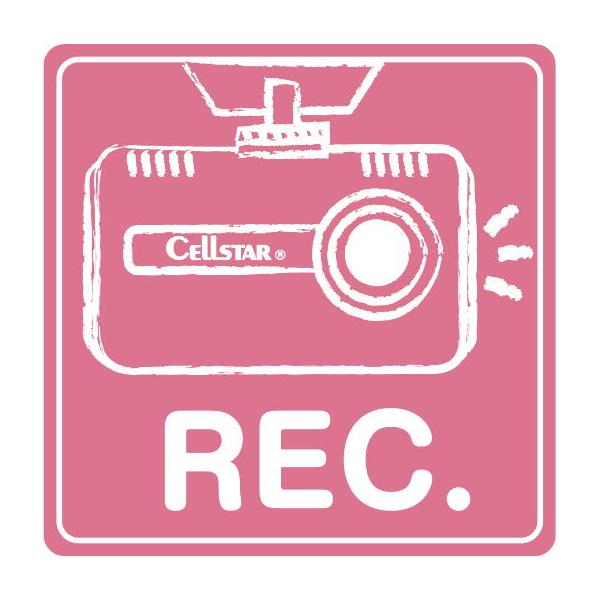 在庫状況：お取り寄せ/◆セルスター製ドライブレコーダー専用オプション。◆ポップなデザインで、車外へドライブレコーダーの設置をアピールします。/[GDO32]