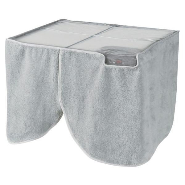 在庫状況：お取り寄せ/お届け：2〜3週間/2022年09月 発売/◆暖かさを逃がさないカバー付きで、膝や足下が暖かいデスクヒーターです。◆オフィスデスクにはマグネットで固定できます。木製デスクには付属の金具で固定します。◆専用カバーは取り外...