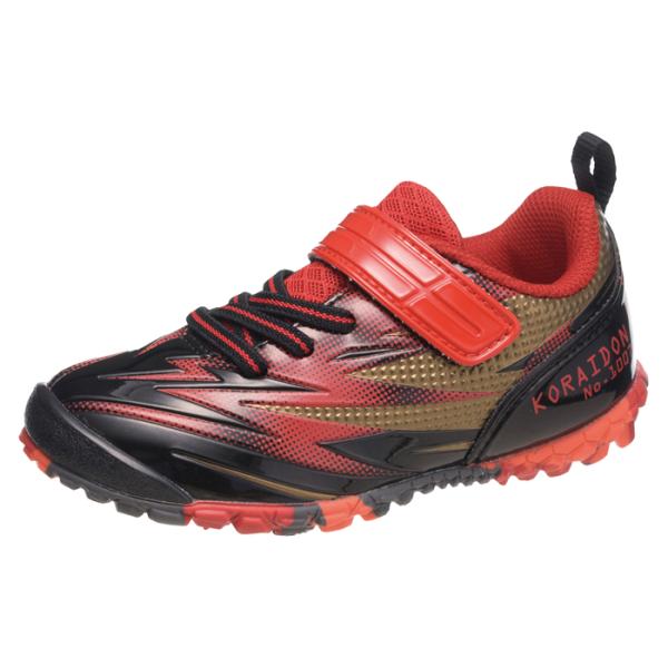 在庫状況：在庫僅少/2025年02月 発売/◆コライドンデザイン◆ヒールにキャラクターデザイン◆ガチ強ソール/[P109BKRED180]