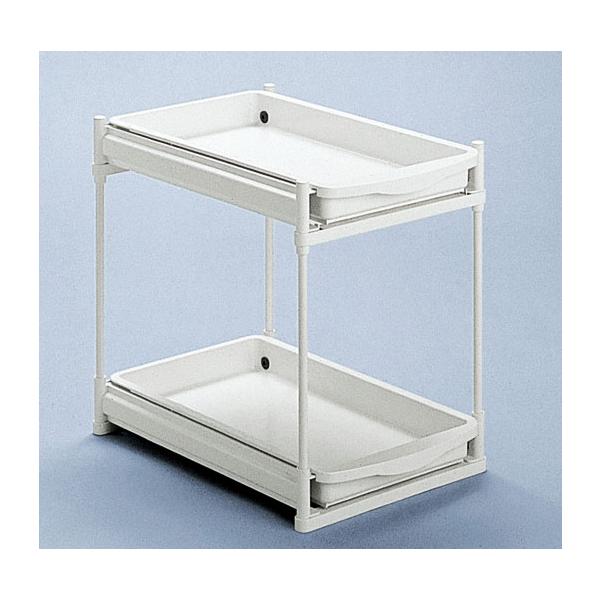 在庫状況：お取り寄せ/7日〜10日で出荷/※画像はイメージです。◆シンク下が奥まで無駄なく使えます。◆大型トレーでたっぷり収納。◆3段階の高さ調整が出来ます。・サイズ(約)：296×450×380・405・430mm・組立：お客様組立/[S...