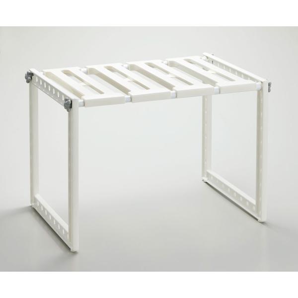 在庫状況：お取り寄せ/7日〜10日で出荷/※画像はイメージです。◆洗面台下の収納に。◆排水トラップを避けて棚がつくれます。・サイズ(約)：330〜500×303×307mm・組立：お客様組立/[SSRSXSHINKO]