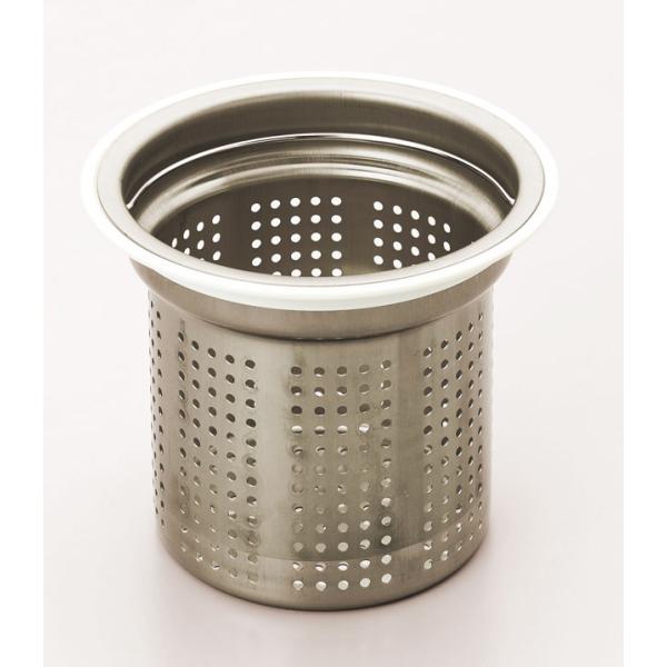 在庫状況：お取り寄せ/7日〜10日で出荷/※画像はイメージです。◆サビに強いステンレス製!◆アダプター付きなので、ほとんどのキッチンに対応できます!◆清潔なシンクに欠かせない排水口のゴミカゴです。/[SP226SHINKO]