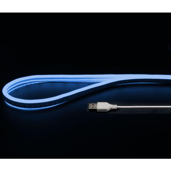 在庫状況：お取り寄せ/◆LEDの光が拡散するためネオン管のようにほぼ均一に光ります。◆針金のような芯線が入っており、自由に曲げて形状を保持できます。◆USB電源に接続するだけの簡単設計です。◆付属のUSBケーブルで、スマホ用充電器やUSBバ...