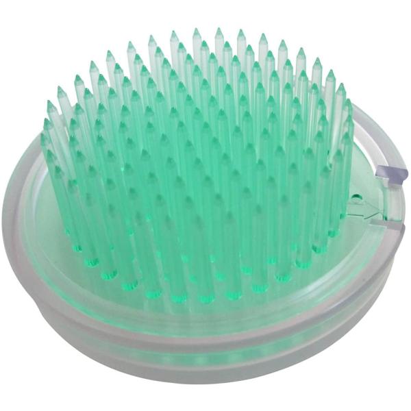 在庫状況：お取り寄せ/お届け：約1週間/※凹凸のある器面では吸い付きません。◆軽くて安全なプラスチック製剣山。◆銅板付きなので、銅イオンの効果で草花が長持ちいたします。/[01013イシザキ]