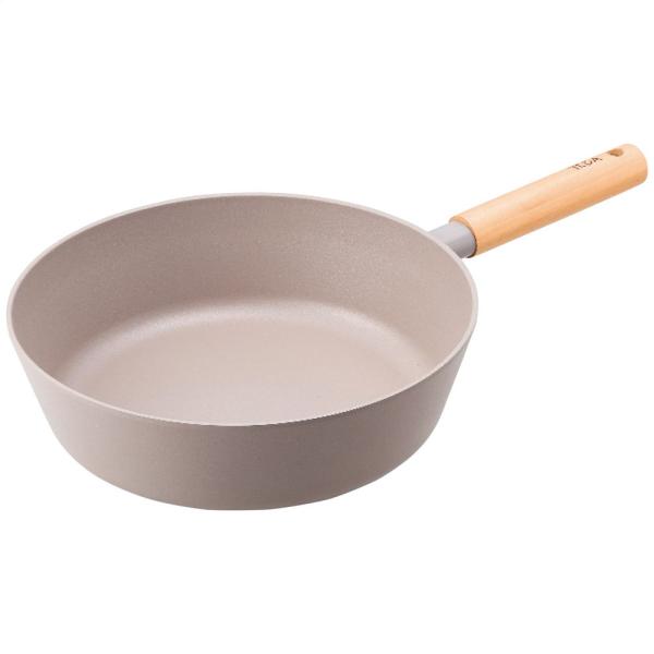 在庫状況：お取り寄せ/◆驚異の7層圧縮コーティング!◆熱伝導率が高く素早く調理できる◆汚れ落ちが良くお手入れ簡単/[KKNTD28MGY]