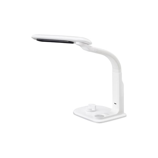 在庫状況：在庫僅少/※画像はイメージです。スマートフォンは付属していません。◆USB給電付きでスマホ等を充電しながら使用可能◆マグネット式スタンド付きで、スマホを活用した学習に最適◆無段階調光/[LDL501RNW]