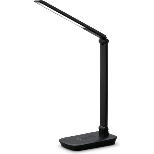 在庫状況：お取り寄せ/お届け：2〜3ヶ月/◆Qiワイヤレス充電機能搭載のLEDデスクライト。◆勉強やテレワークの際に、スマホを置くだけで簡単に充電できます。◆学習時や様々なシーンで、調光5段階の明るさ調節ができます。/[LDLQFDB]